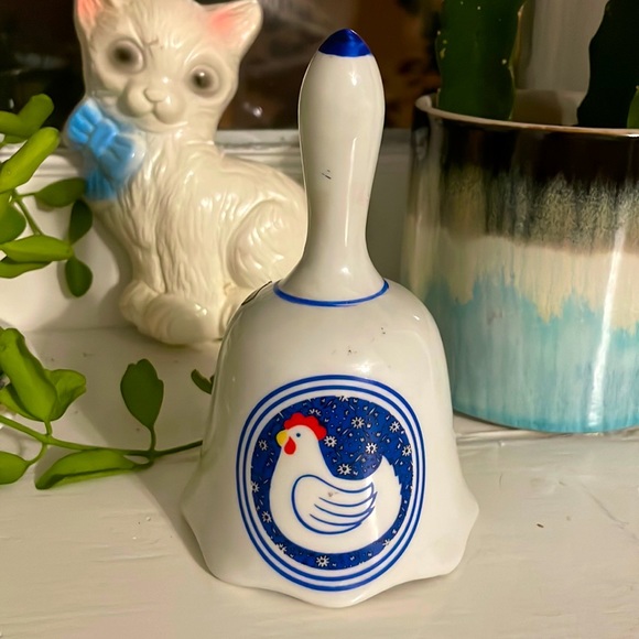Accents | Vintage Chicken Collectors Bell Cottagecore Kitsch | Poshmark